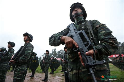 护卫“南博会” 千余名武警官兵雨中誓师动员 中国军网