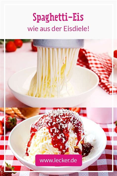 Spaghetti Eis Selber Machen Wie In Der Eisdiele Artofit