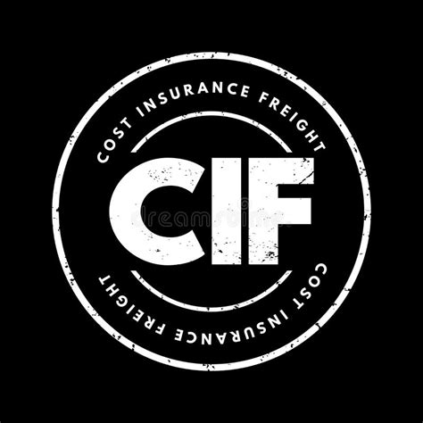 Cif Cost Insurance Freight Seller Delivers Their Part Of The Contract
