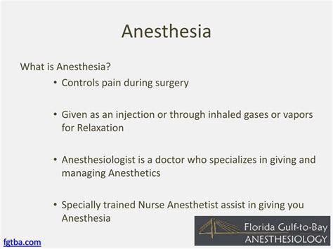 Ppt Anesthesia Group Powerpoint Presentation Free Download Id12385