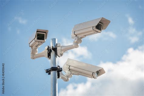 Security Cctv Surveillance Camera Stock Photo Adobe Stock