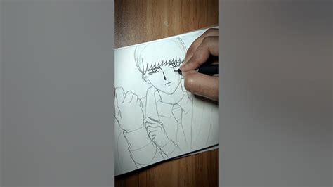 Drawing Mash Burnedead Animeart Shorts Youtubeshorts