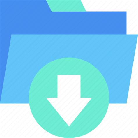 Download Arrow Save Down Share Folder File Icon Download On Iconfinder