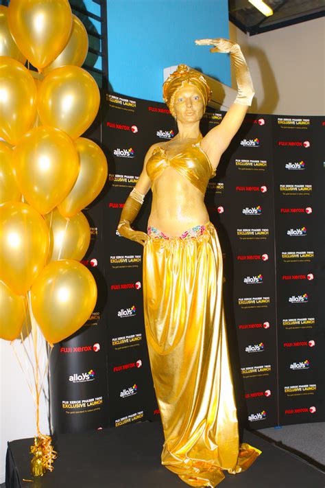 Golden Bodypainting Bodyartist Bodypainter Eva Rinaldi Human Statue Bodyart Located In Sydney