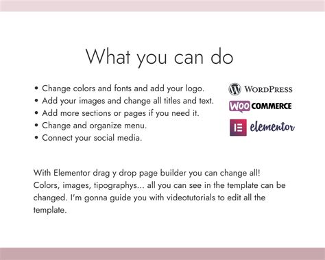 Tiny And Sweet Woocommerce Template Wordpress Ecommerce Elementor Pro