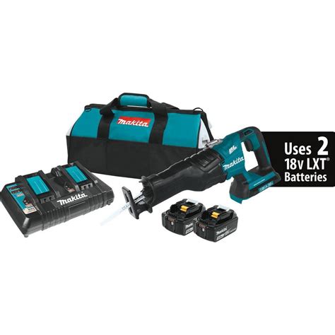 Makita Reciprocating Saw Kit 18 Volt X2 36 Volt Lithium Ion Brushless