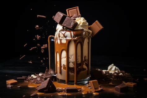 Innovative Pieces Chocolate Float Generate Ai