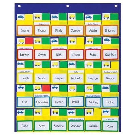 Carson Dellosa Classroom Management Pocket Chart 158040 Cdiscount
