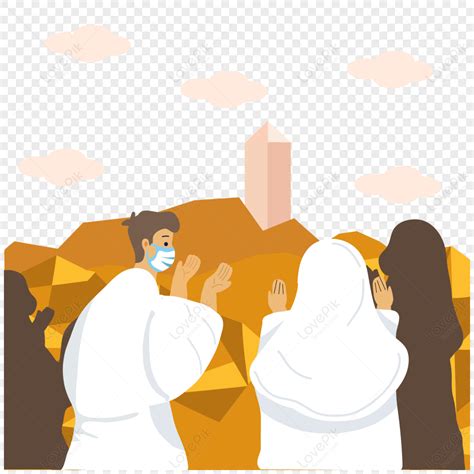 Hajj 이슬람 황금 언덕신앙하지이슬람교 Png 일러스트 무료 다운로드 Lovepik