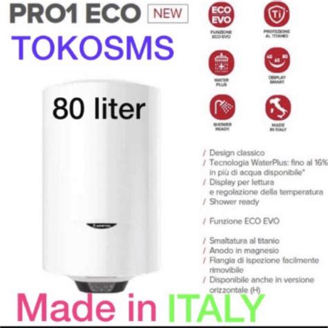 Jual Water Heater Ariston Pro 1 Eco 80 V Dan Pro1 Eco 80 V 1 2k ID