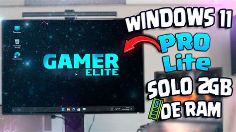 Nuevo Windows 11 Pro Lite Optimizado🚀 Mejorado Solo Con 2gb De Ram