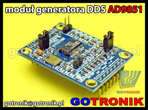 moduł generatora sygnałowego ad9851 dds 0 70mhz