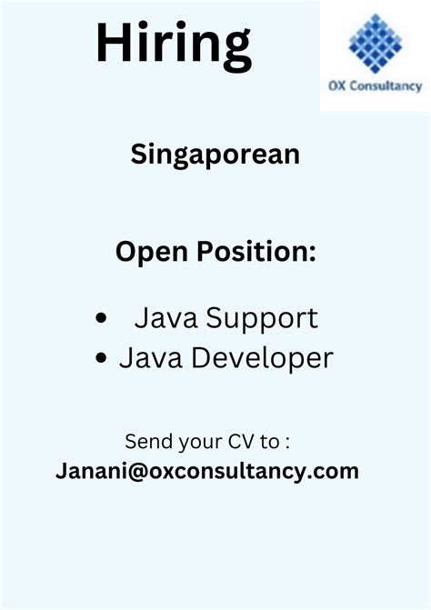 Janani Vijayaraj On Linkedin Javadevelopers Singaporejobs