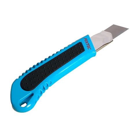 Fixtec Aluminium Retractable Utility Knife Auto Retractable Blade Snap