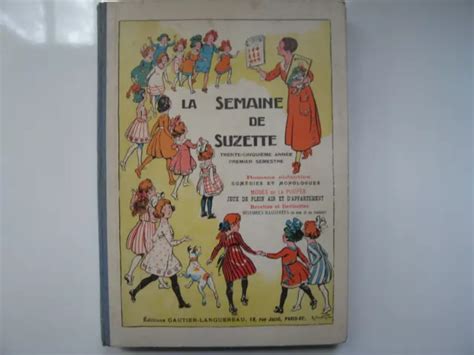 ALBUM LA SEMAINE de Suzette 35ème Année 1er Semestre 1938 39 complet en