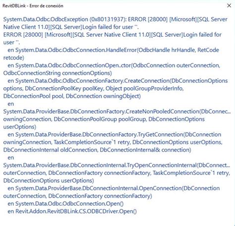 Revit Db Link 2018 Sql Server 2014 Connection Autodesk Community