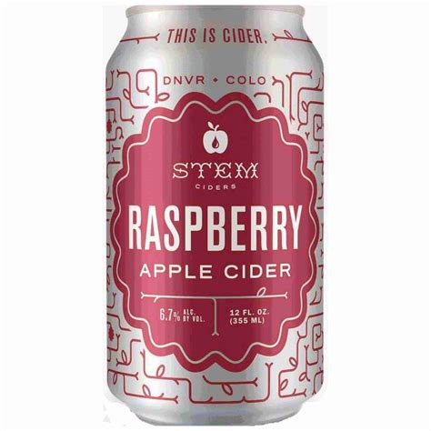 Buy Stem Cider Raspberry Cider 4pk Flask Wines