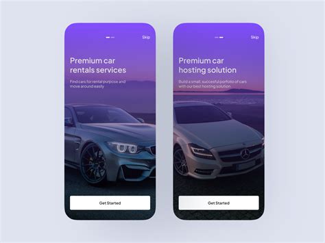 Car Rental Onboarding Screens By Victor Balogun On Dribbble