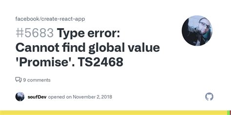 Type Error Cannot Find Global Value Promise Ts2468 · Issue 5683