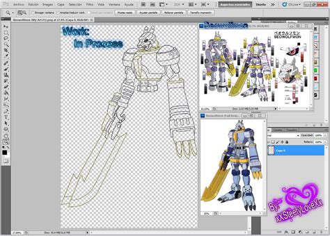 Beowolfmon Work In Process By Xxsteefylovexx On Deviantart