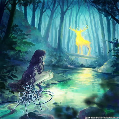 Artemis Meeting Cernunnos For The Theme Of Celtic Port Of Zelda