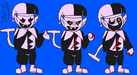 Deltarune Last Chaos Jevil Sprite By Me By Davi12tale On Deviantart