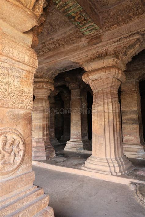 Badami Cave Temples Badami Bagalkot Karnataka India Cave 3