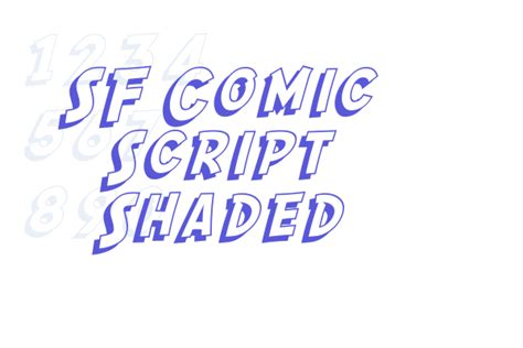 Sf Comic Script Shaded Font Free Download Now