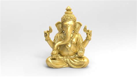 Premium Photo 3d Render Of Lord Ganesh