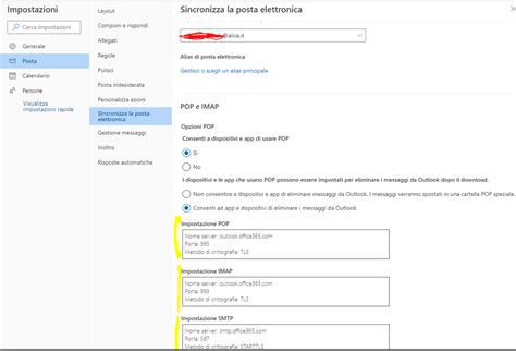 Problema Configurazione In IMAP Con Posta Di Alice Hardware Upgrade Forum