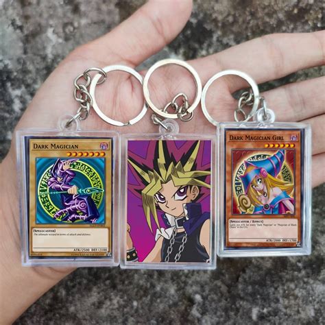 Gantungan Yu Gi Oh Anime Keychain Yugioh Keychain Yugi Kaiba Dark