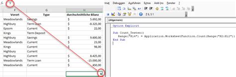 Vba Die Zählfunktion Count Automate Excel