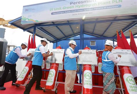 Pln Resmikan 21 Unit Green Hydrogen Plant Jogjaaja