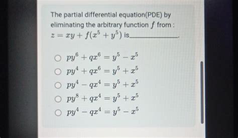 solved the partial differential equation pde by eliminating