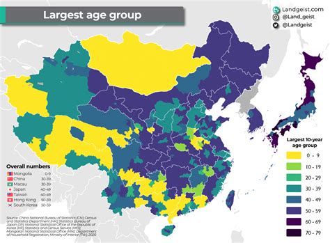 Largest Age Group In East Asia Landgeist