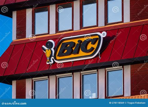 Bic Logo On The Wall Of A Office Building Editorial Stock Image Image Of Company