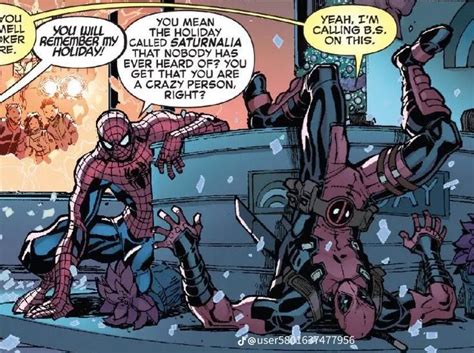 Spidey Pool Comic Deadpool X Spiderman Batman Superhero Comics