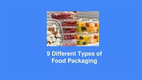 PPT 9 Different Types Of Food Packaging PowerPoint Presentation Free Download ID 10807665