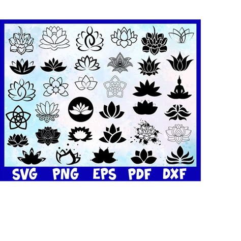 Lotus Svglotus Flower Svglotus Mandala Svgzentangle Lotus Inspire