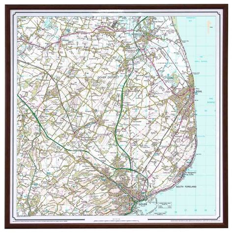 Personalised Framed Ordnance Survey Map The Present Finder