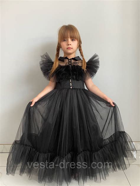 Купити Нарядне плаття для дівчинки Венздей 4 5 6 7 років 2311 ціна 899 ₴ Prom Ua Id