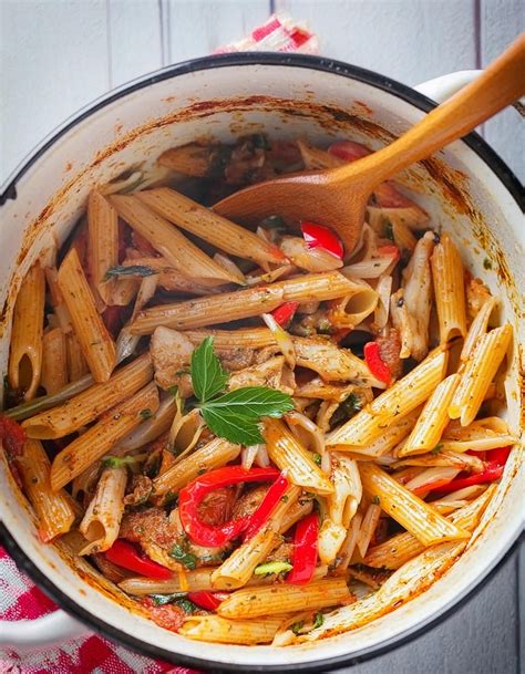 Caribbean Style Spicy Rasta Pasta Recipe Julie Ann Art