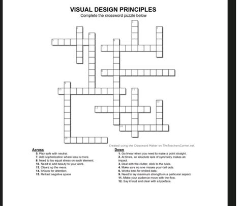 VISUAL DESIGN PRINCIPLES Complete The StudyX