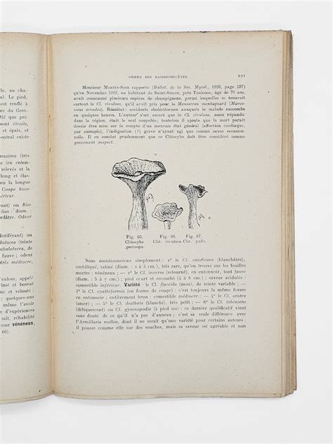 Buret François Le Champignon Poison Ou Aliment Éléments De Mycologie