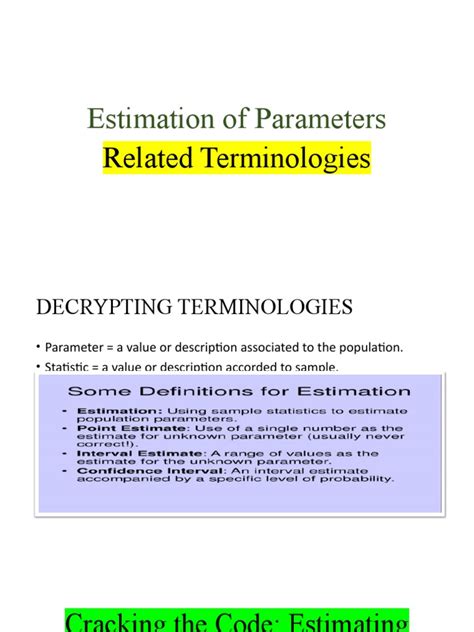 estimation of parameters pdf estimation theory estimator