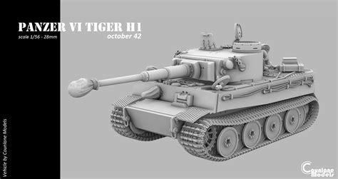 Tiger 1 H1 October 1942 By Counlane Models Wargaming3d