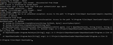 Access Denied · Issue 292 · Steamredepotdownloader · Github