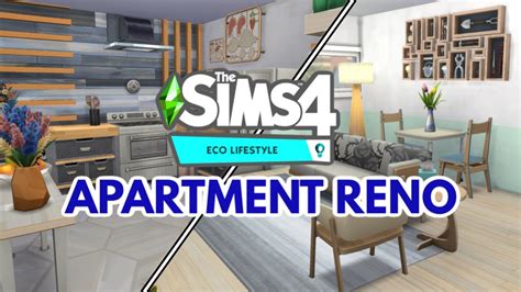 I Tried To Decorate An Eco Lifestyle Apartment Speedbuild Thesims4 🌿💕