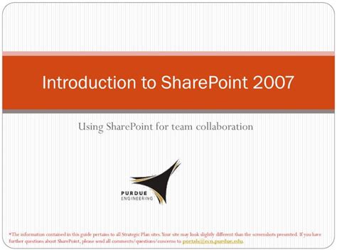 PDF Introduction To SharePoint Using SharePoint For Team Collaboration Introduction To