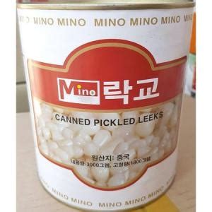 대용량 대량 집 절임반찬 업소용 대형 식재료 통조림 용락교 식당 식자재락교 3Kg X6 Izus 에누리 가격비교